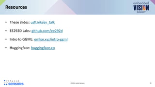 “Deploying Large Language Models on a Raspberry Pi,” a Presentation from Useful Sensors | PPT