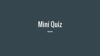 Mini quiz | PPTX