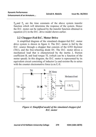 dynamic of dc motor | PDF