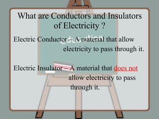E4 Introducing Electricity | PPT