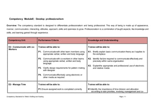 Validate Competency Standards Pattern Drafting & Grading | PPT