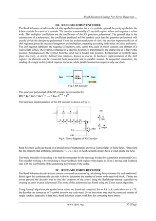 Reed Solomon Coding For Error Detection and Correction | PDF