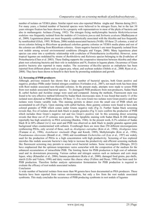 Comparative study on screening methods of polyhydroxybutyrate (PHB ...