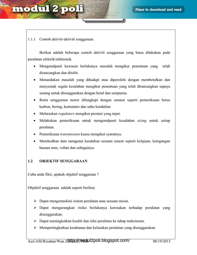 E4120 penyelenggaraan & baik pulih alat elektronik | PDF