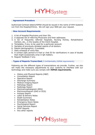 HYH SYSTEMS PROFILE | PDF