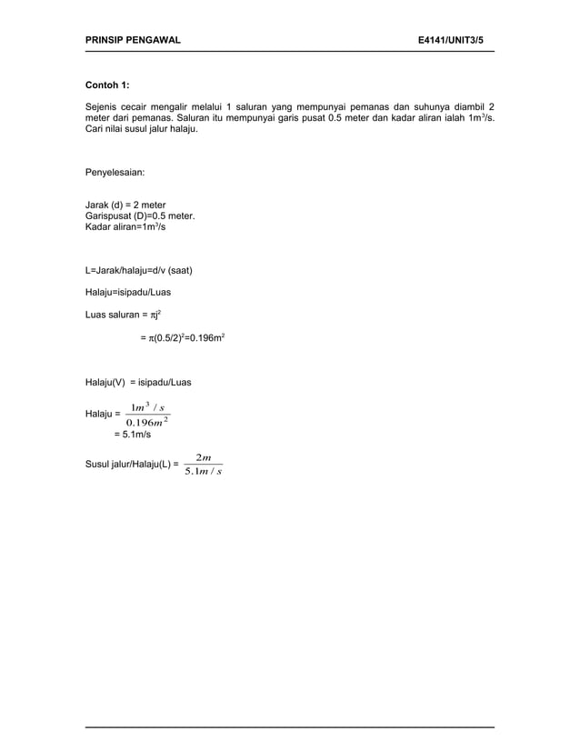 E4141 sistem kawalan 1 unit3 | DOC