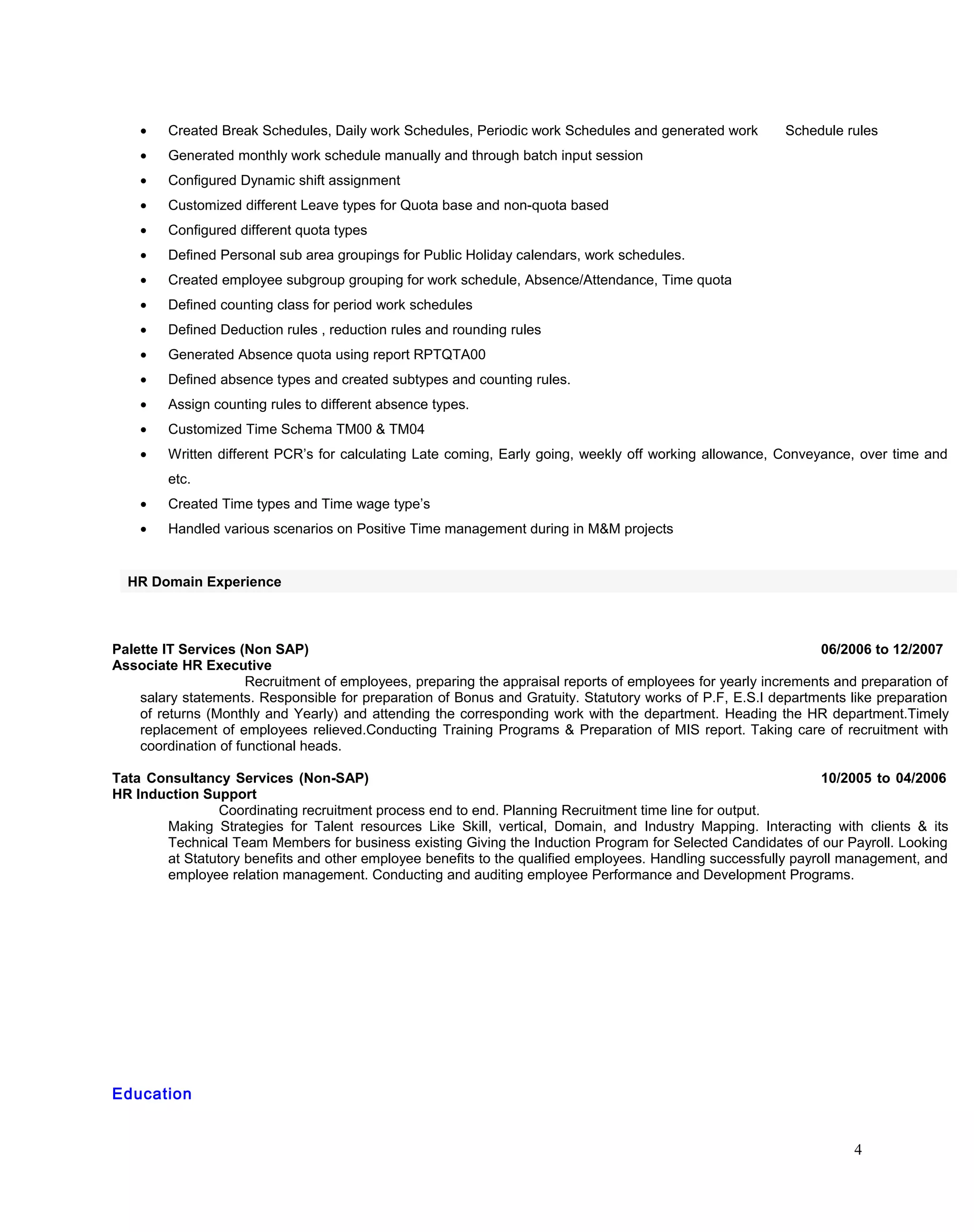 Raghavendra Varma_SAP HR Resume | DOC | IT and Internet Support | Internet