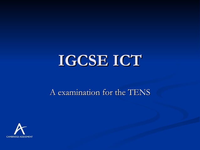 IGCSE ICT | PPT | Secondary Education | Education