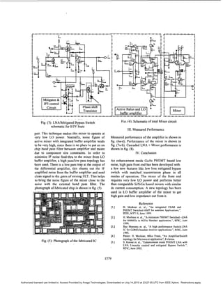 E-Mode LNA | PDF