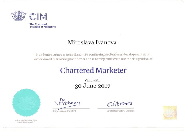 Chartered Marketer | PPT