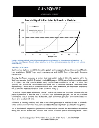 SunPower Module 40 Year Useful Life | PDF