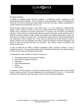 SunPower Module 40 Year Useful Life | PDF