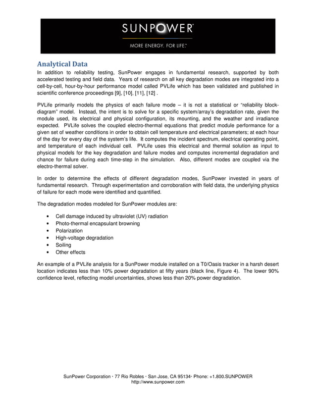 SunPower Module 40 Year Useful Life | PDF