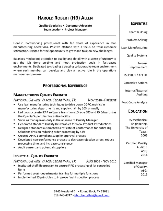 HRA Resume | PDF