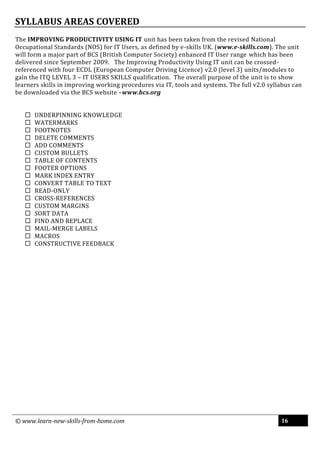 ITQ-Sample-2016 | PDF