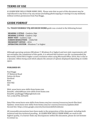ITQ-Sample-2016 | PDF
