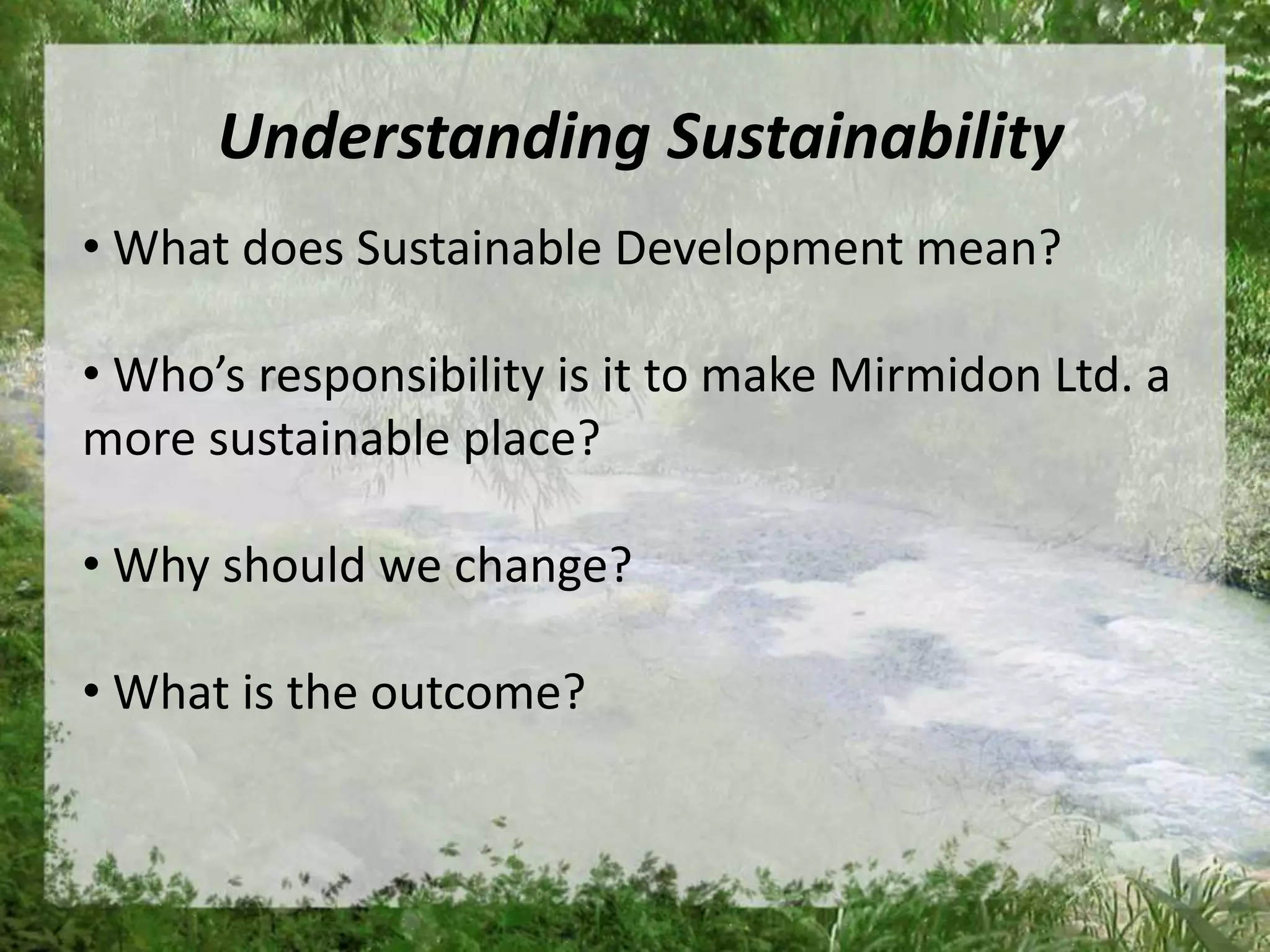 Sustainability Policy | PPT