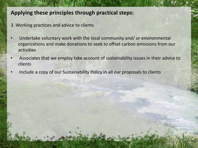 Sustainability Policy | PPT