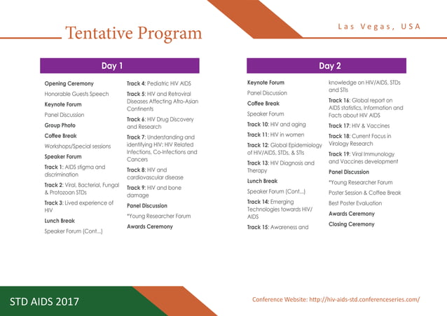 STD Aids 2017_Brochure | PPT