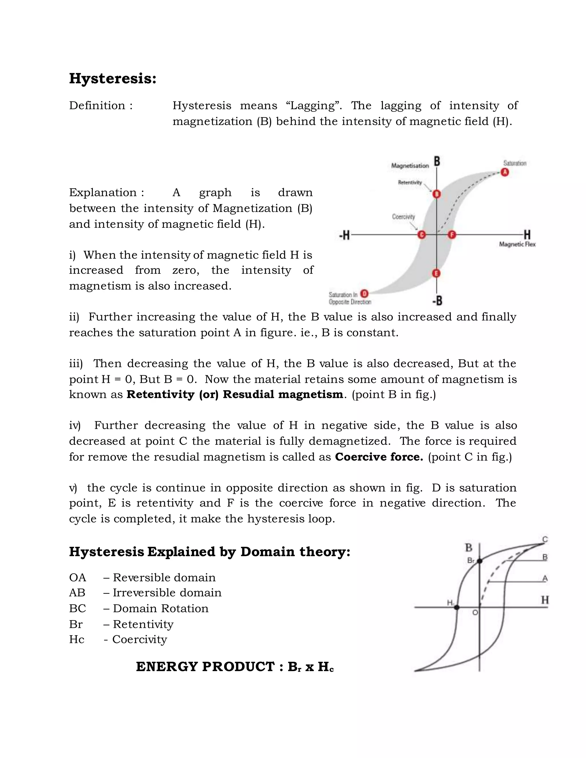 Hysteresis | DOCX