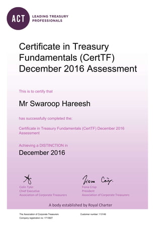 CertF final certificate | PDF