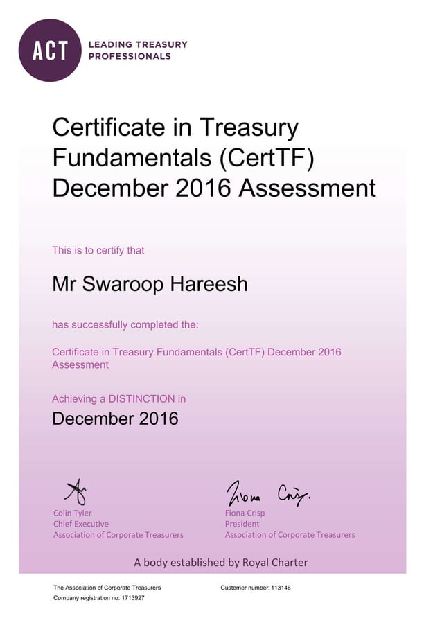 CertF final certificate | PDF