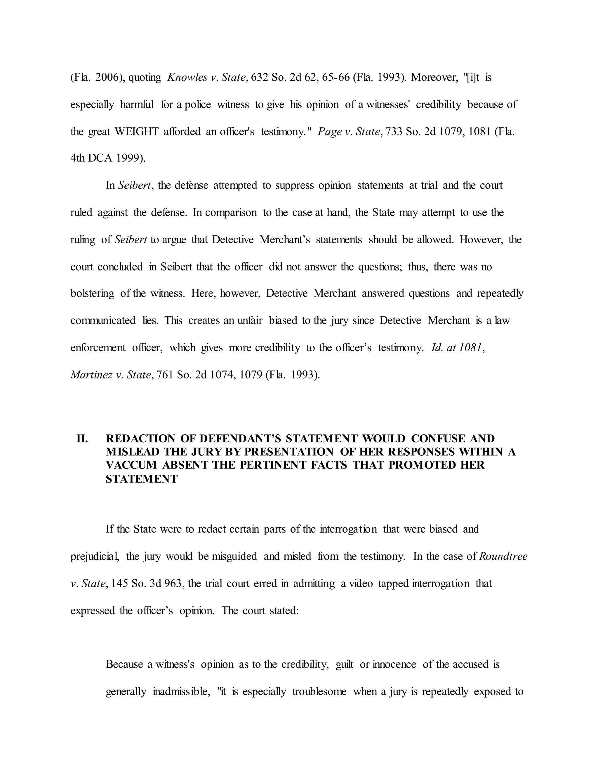 motion in limine | DOCX | Law