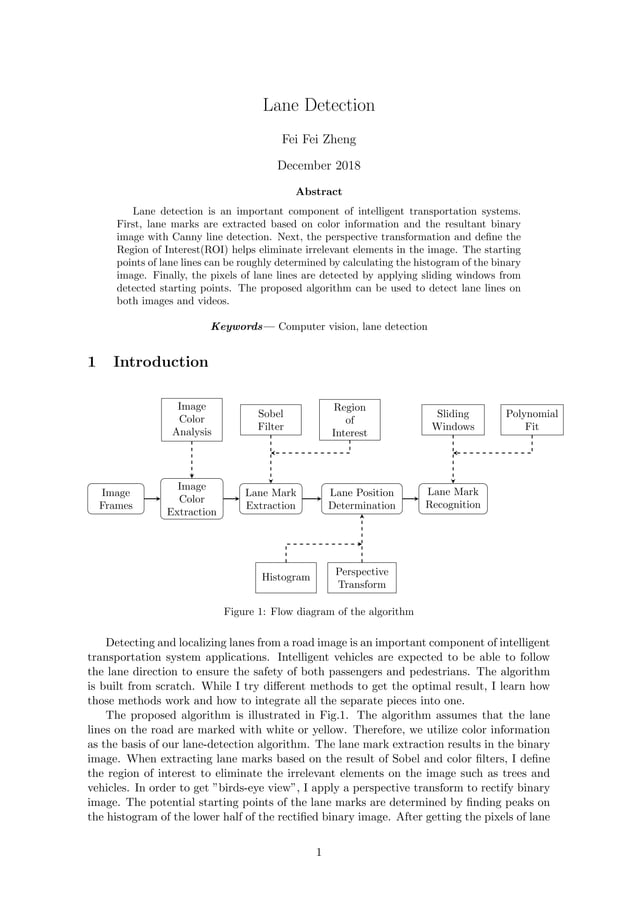 Lane Detection | PDF
