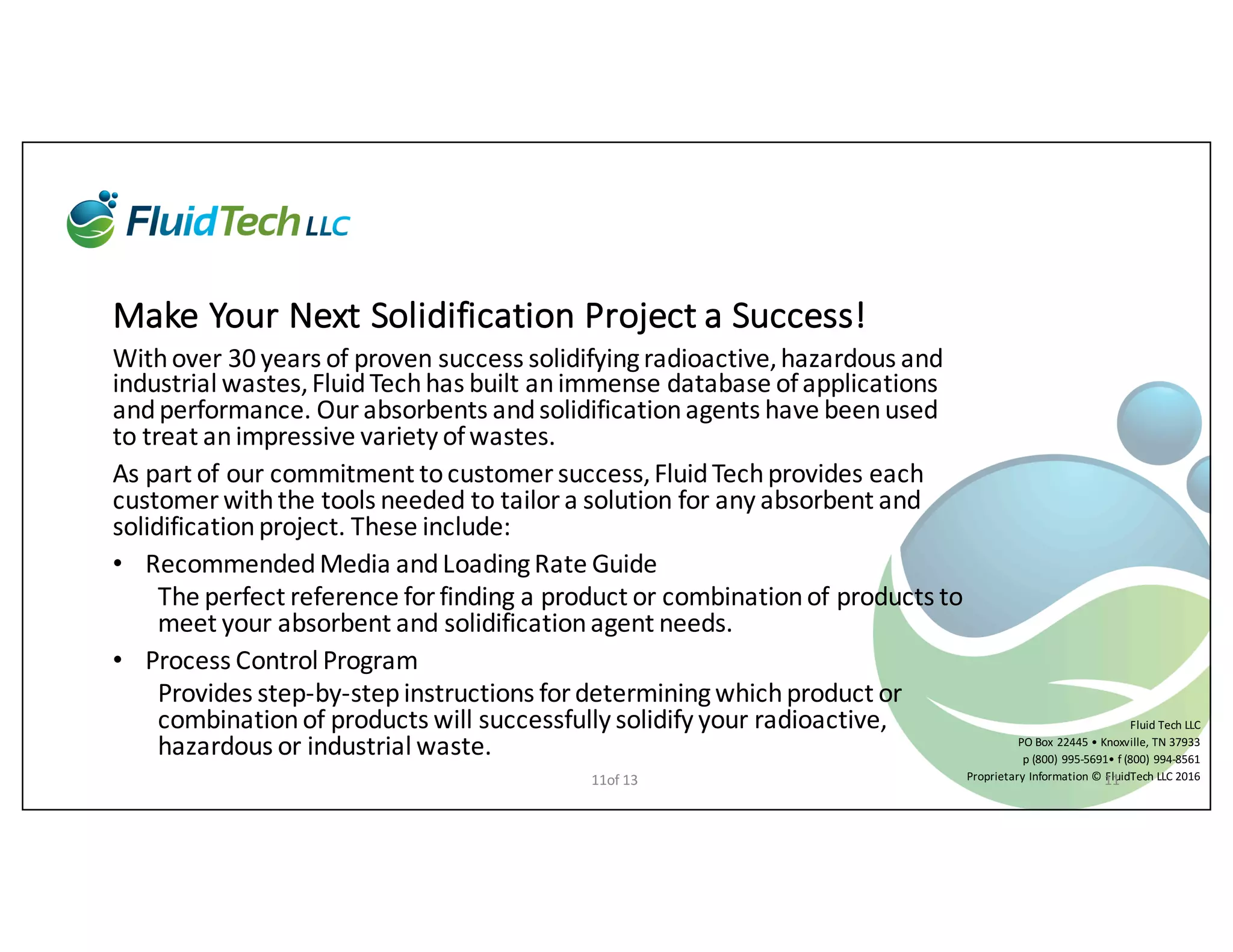Fluid Tech Solidification Made Easy | PDF