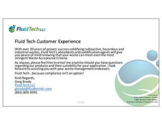 Fluid Tech Solidification Made Easy | PDF | Chemistry | Science