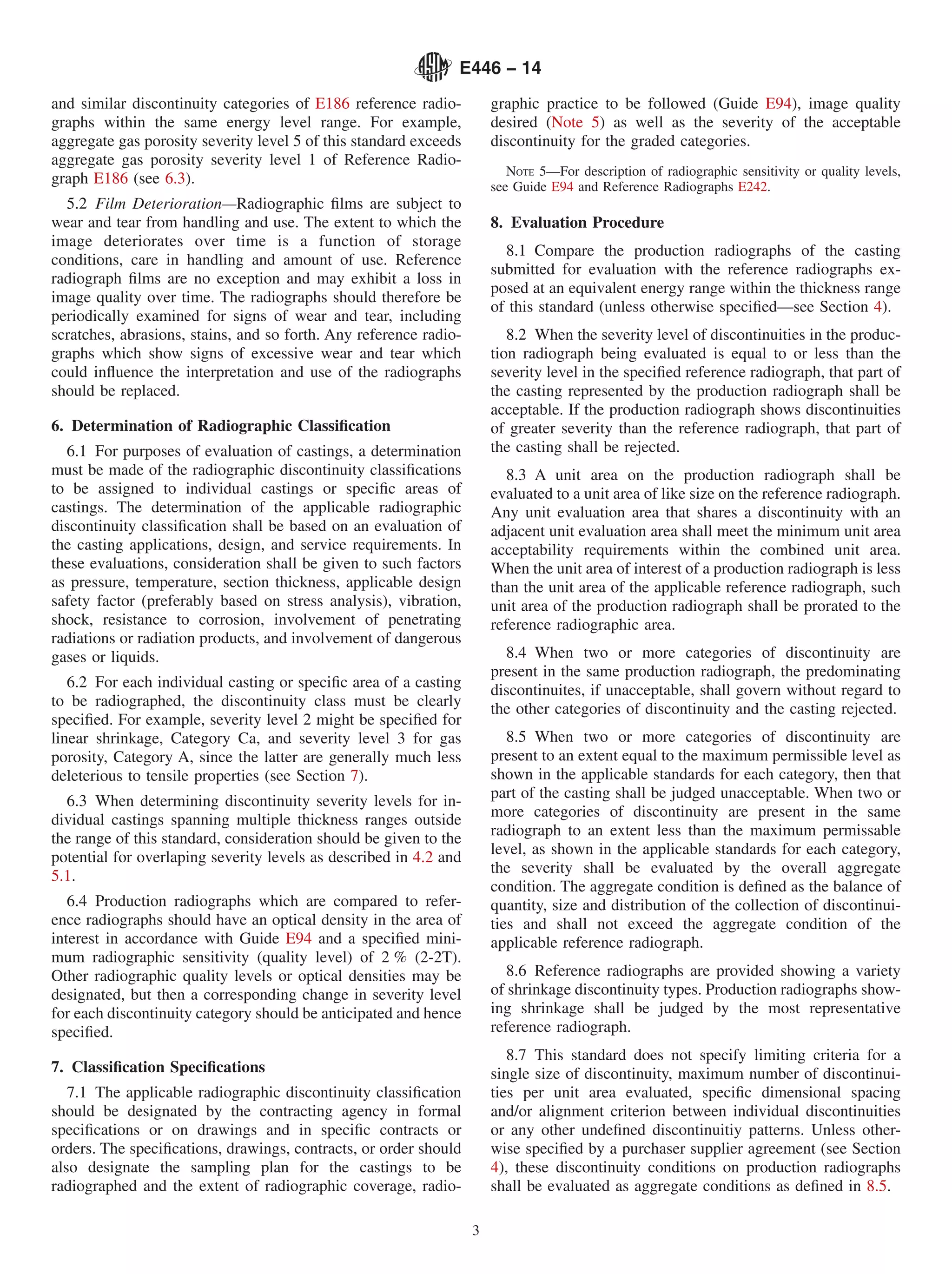 ASTM-E446-standard reference radiographs for steel castings up to 2 in. (50.8 mm) in thickness | PDF