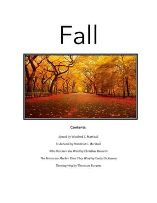 Poems Through the Seasons | PDF