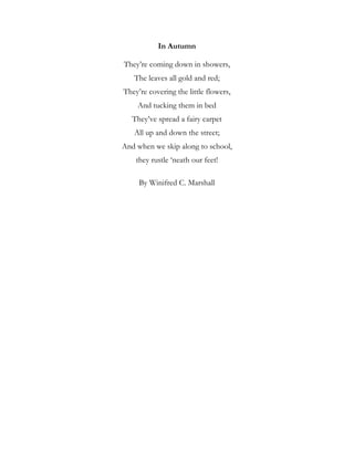 Poems Through the Seasons | PDF | Poetry | Books and Literature