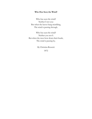 Poems Through the Seasons | PDF