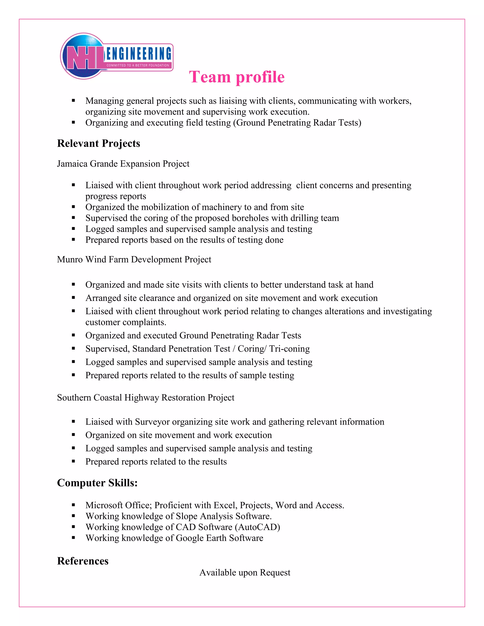 Machell Williams CV2 | PDF