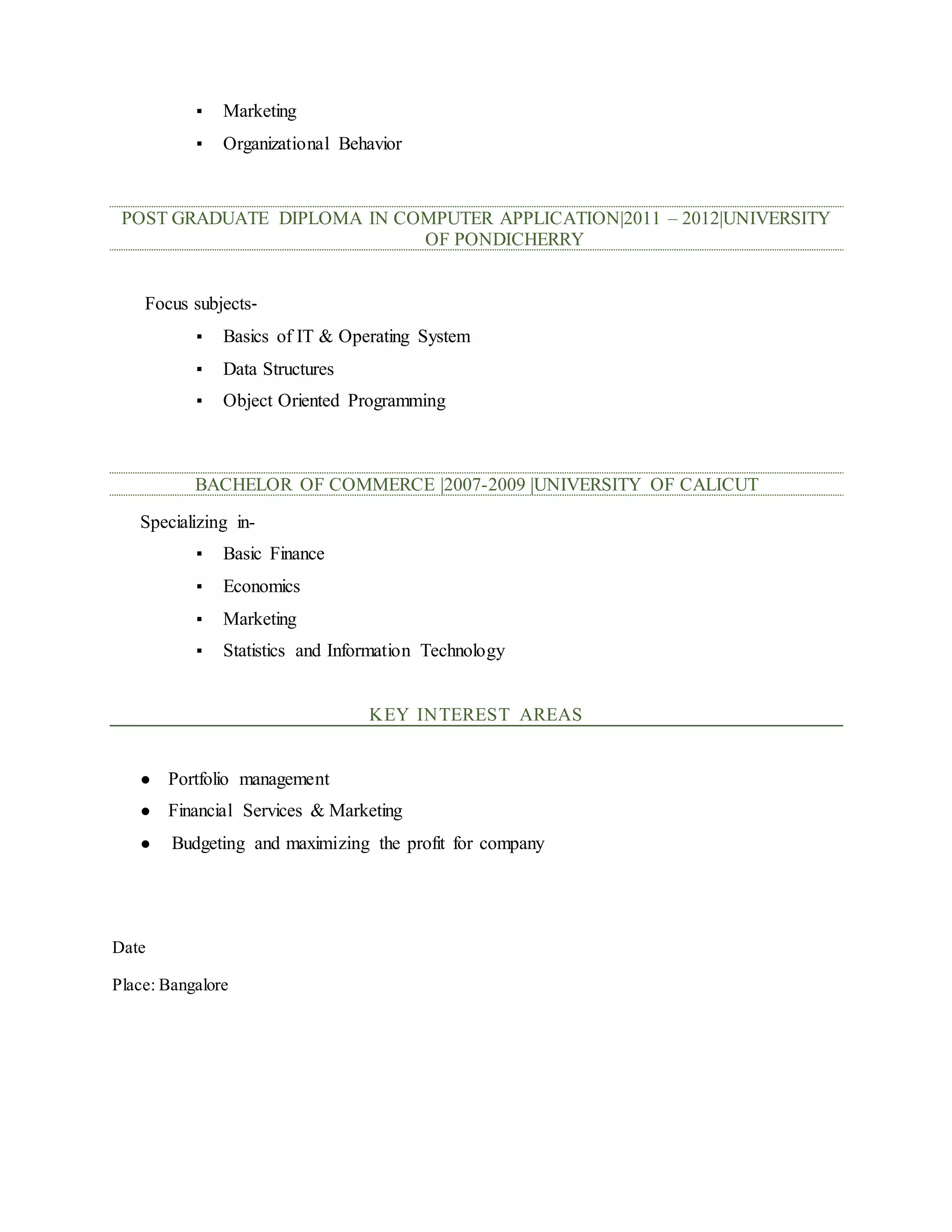 Resume-Av | DOCX | Business Accounting & Finance | Business