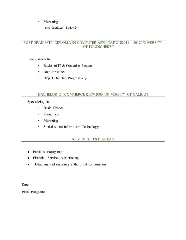 Resume-Av | DOCX | Business Accounting & Finance | Business