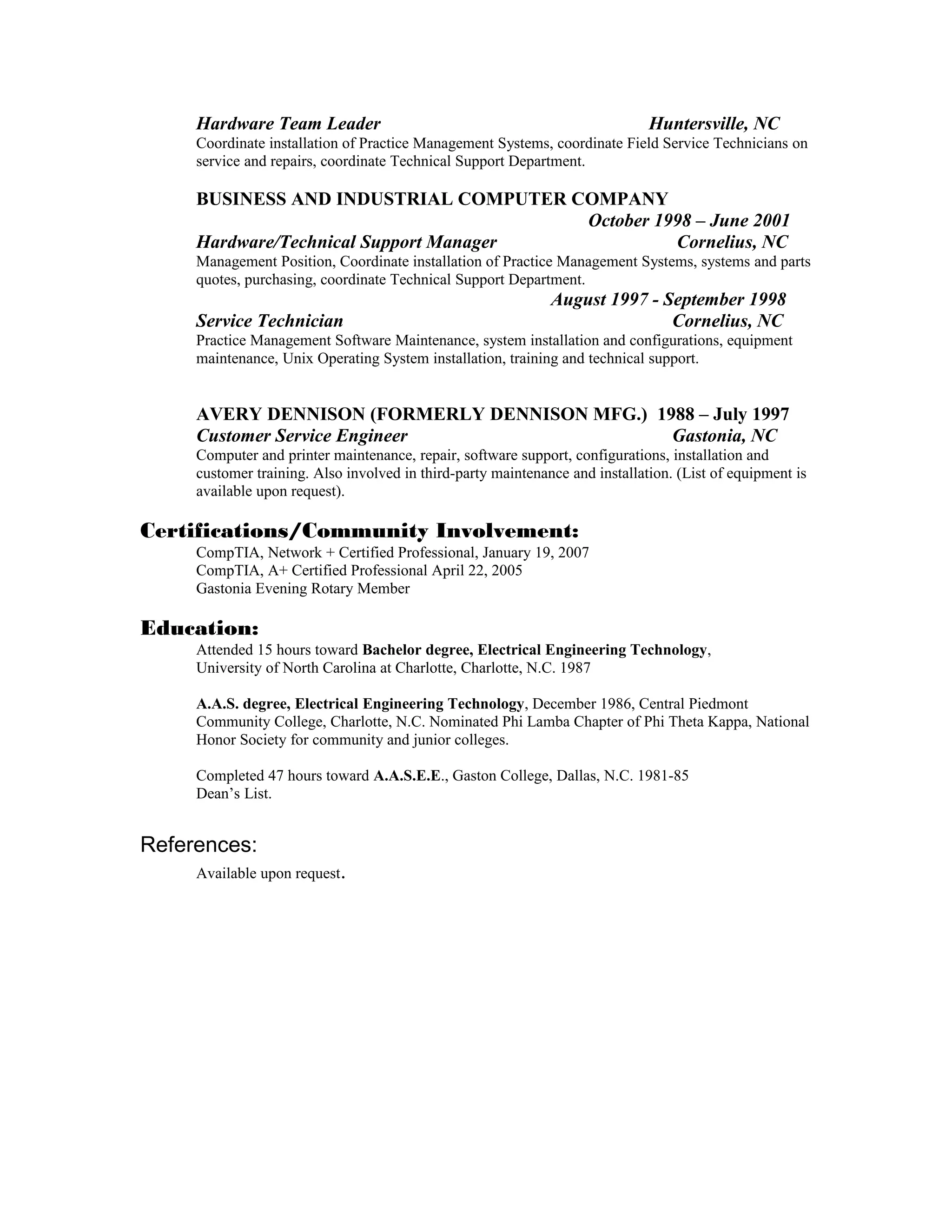 George M. Cox resume.08-28-15 | PDF