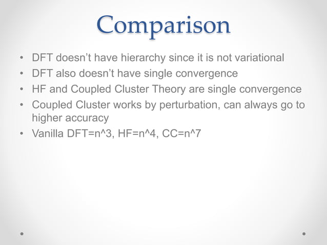 Density Functional Theory