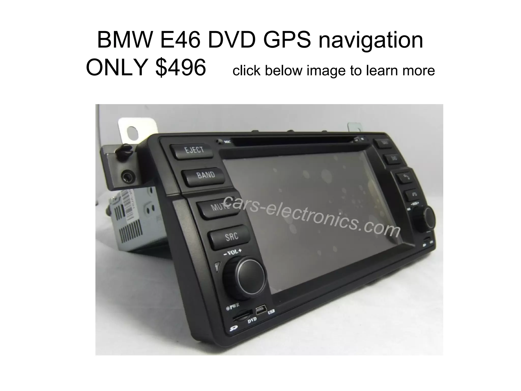 BMW E46 DVD Navigation | PPT
