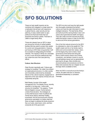 FOA White Paper - Single Family Office _ The Ultimate Wealth and Legacy ...