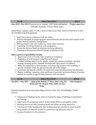 olafare michael CV2 | PDF