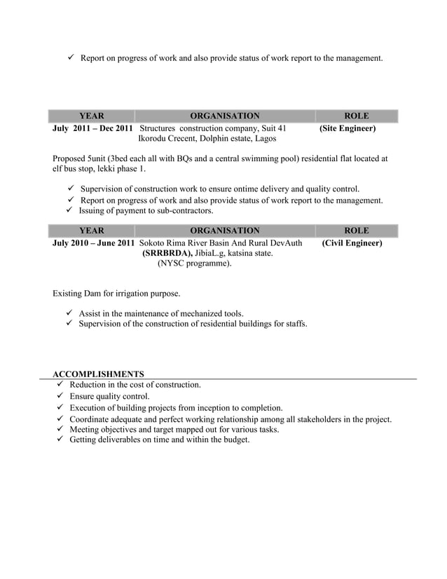 olafare michael CV2 | PDF