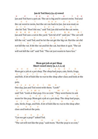 short__5_vowel_stories | PDF | Free Download