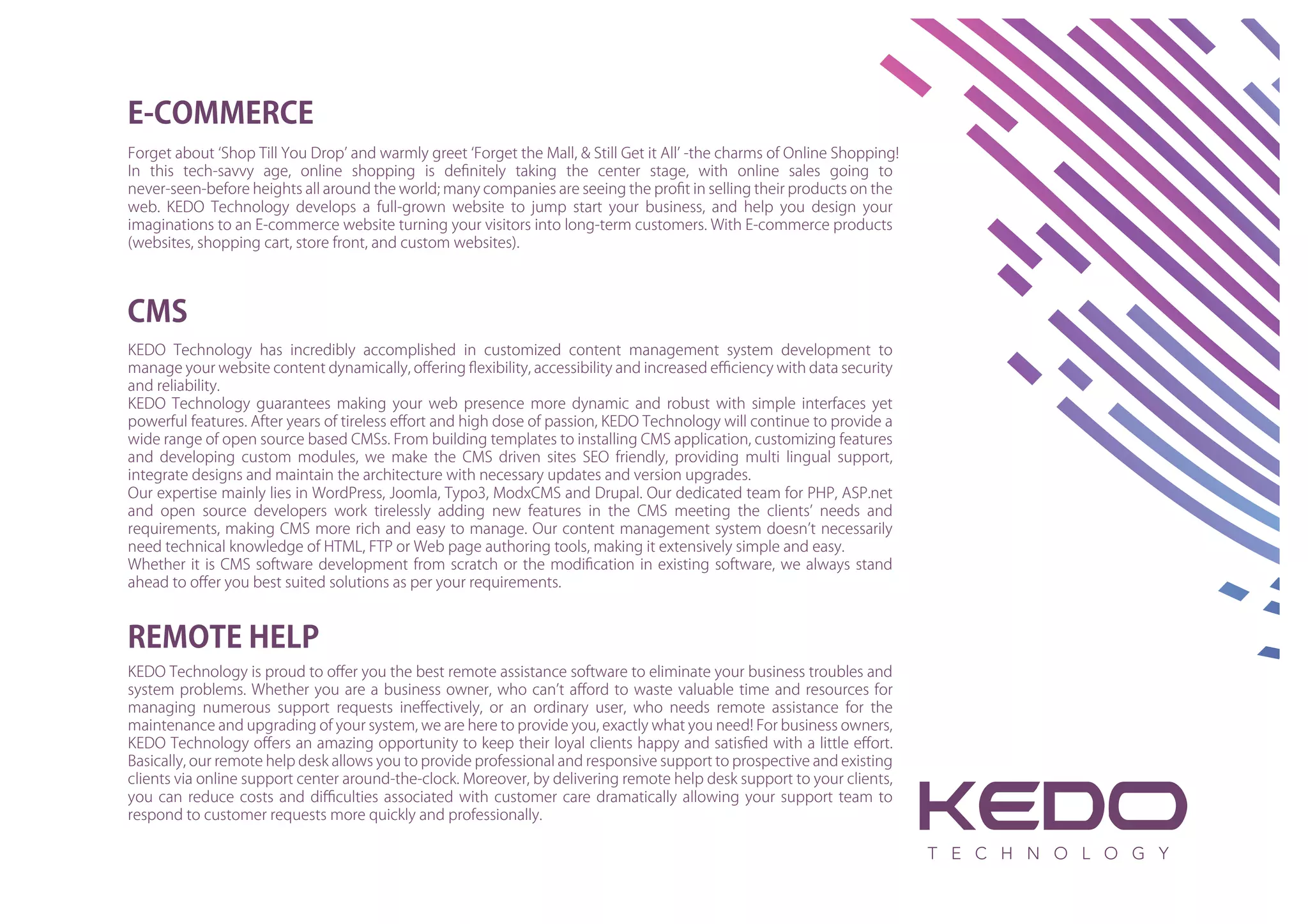 Kedo Technology | PDF