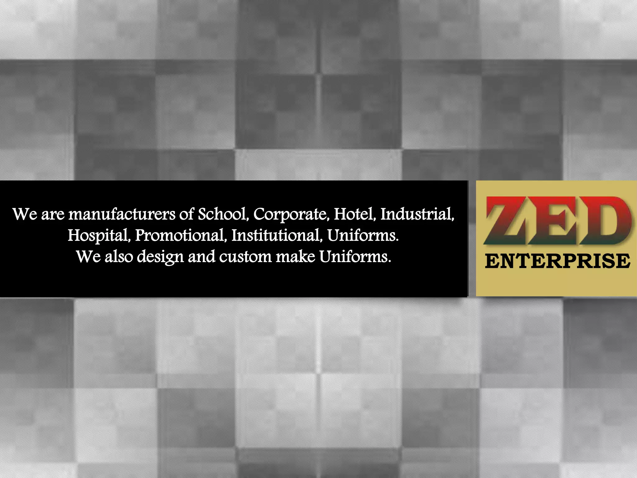 Zed Uniforms Company profile | PPSX