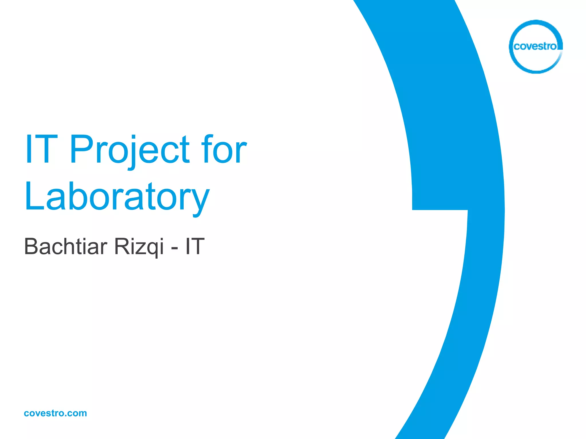 IT Project for Laboratory | PPT