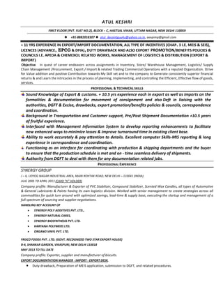Resume _15-06-2016_complete | PDF