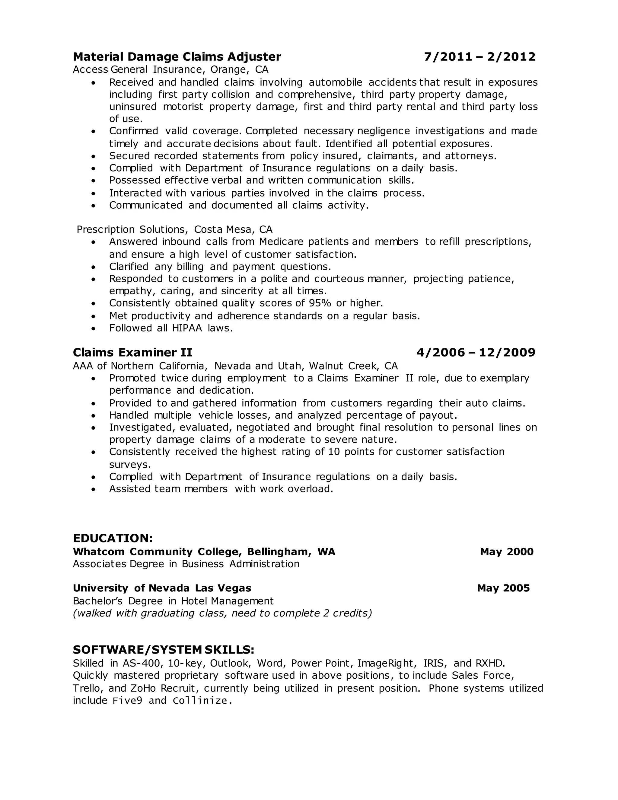 Kelli Resume 092515 | DOCX