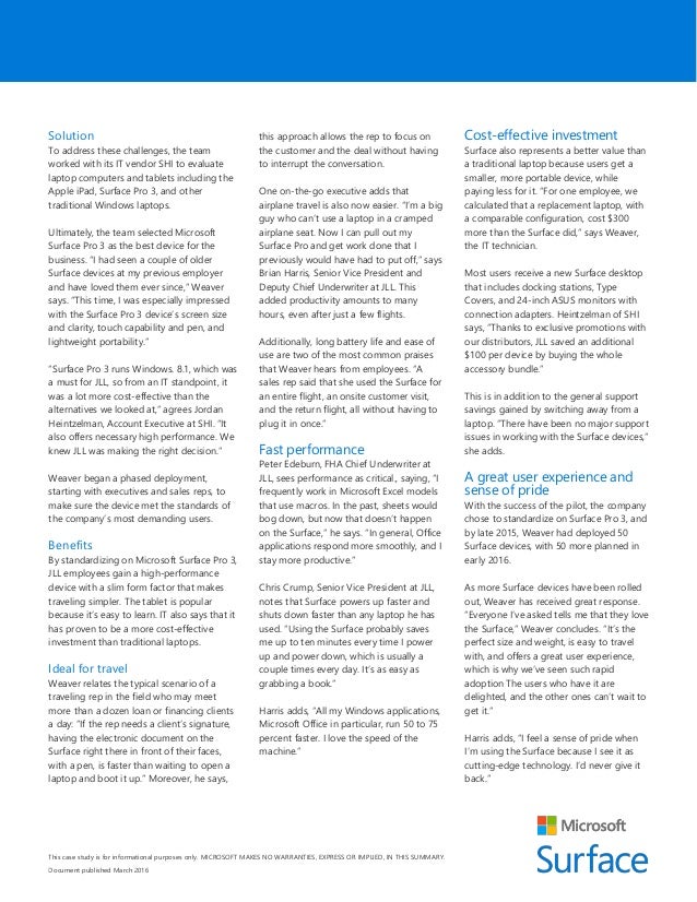 JLL Oak Grove Capital Final Case Study